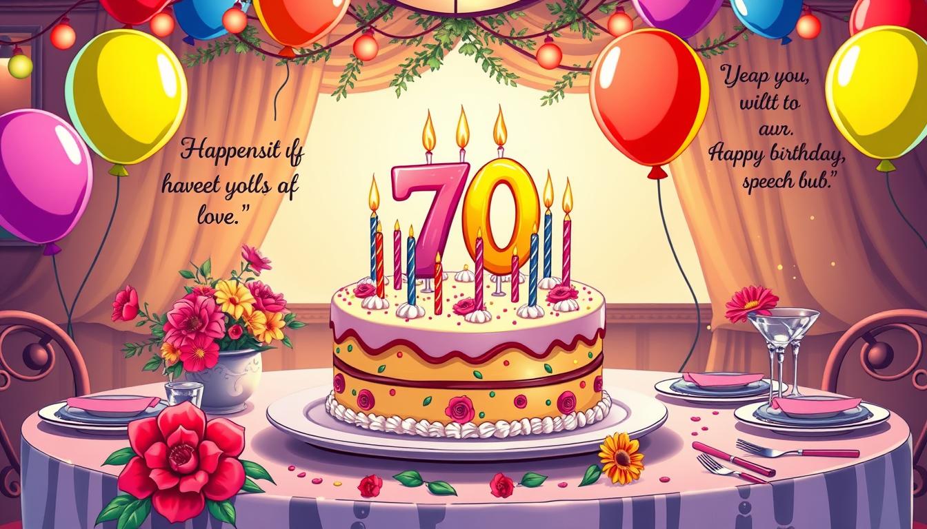Kurze Glückwünsche zum 70. Geburtstag » Prägnante Worte für ein ...